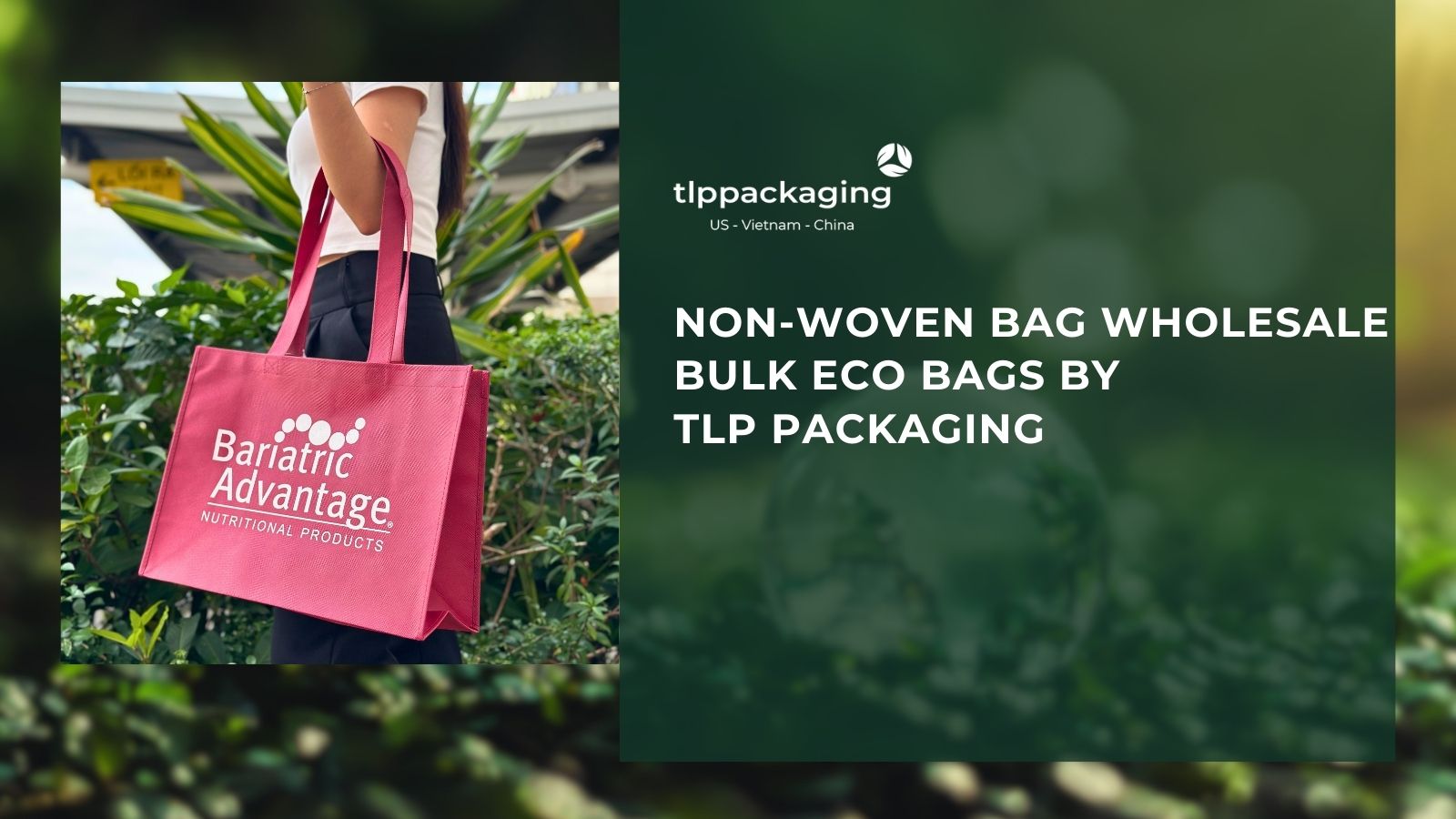 Non-Woven Bag Wholesale – Bulk Eco Bags by TLP Packaging